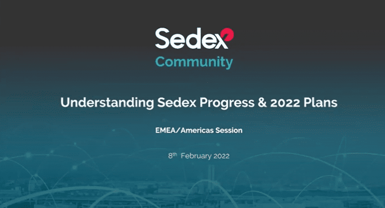 Sedex's 2022 plans: Our latest progress on sustainability